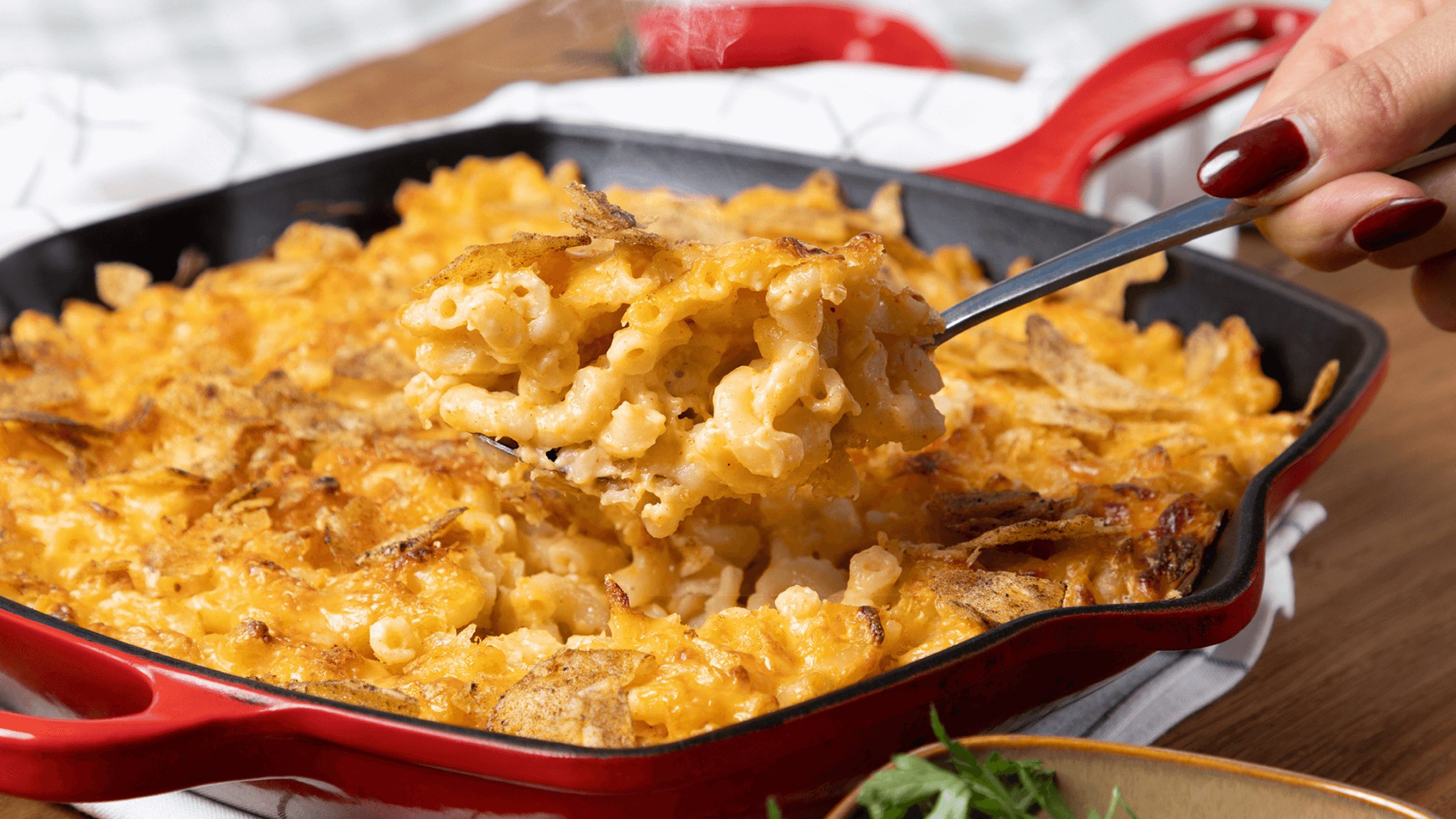 Sweet Chilli Crisps Mac and Cheese – Fairfields Farm